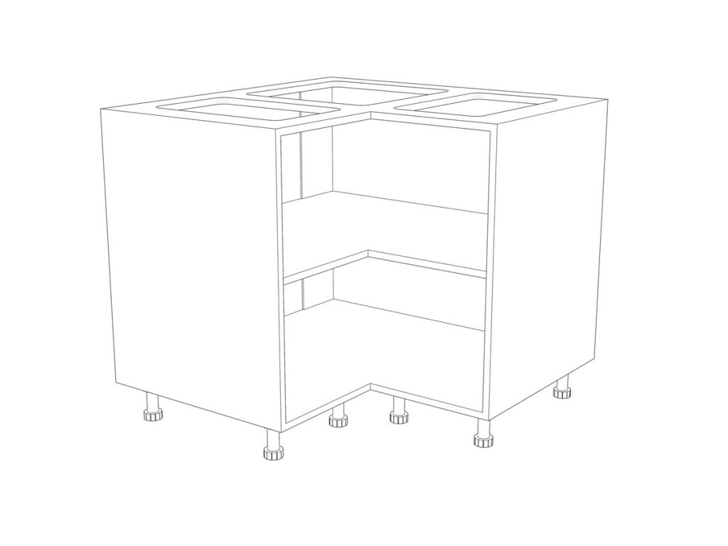Base Corner Unit – Natural – Plyology Kitchens