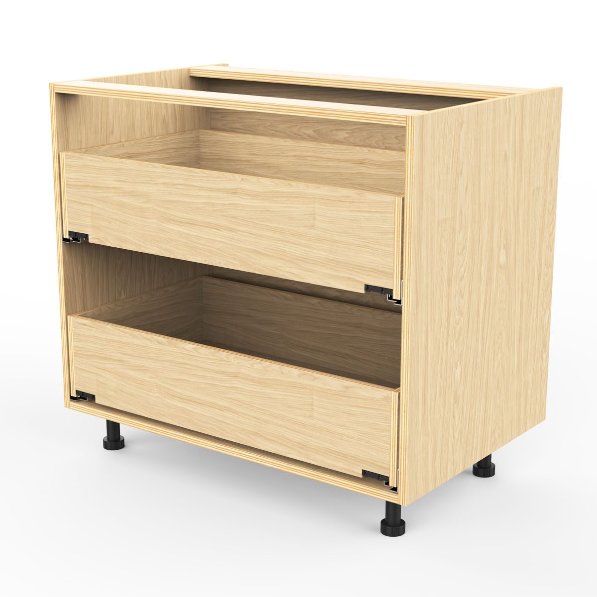 700mm 3 Drawer - Oak - Kudu Kitchens